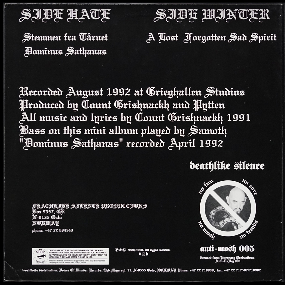 Aske - Original 1985 Deathlike Silence Productions 3-track 12" - All ...