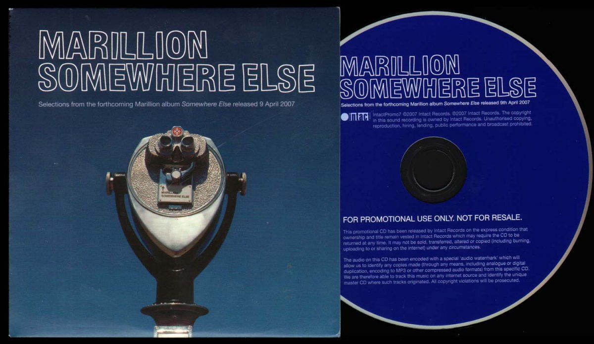 Somewhere Else - 2007 UK 6-track Promotional Issue CD Sampler - All ...