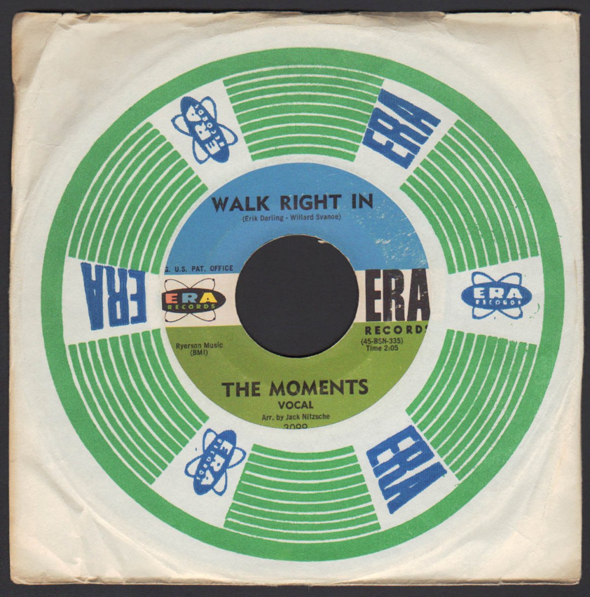 Walk Right In (Vocal) b/w Walk Right In (Instrumental) - Original ERA ...