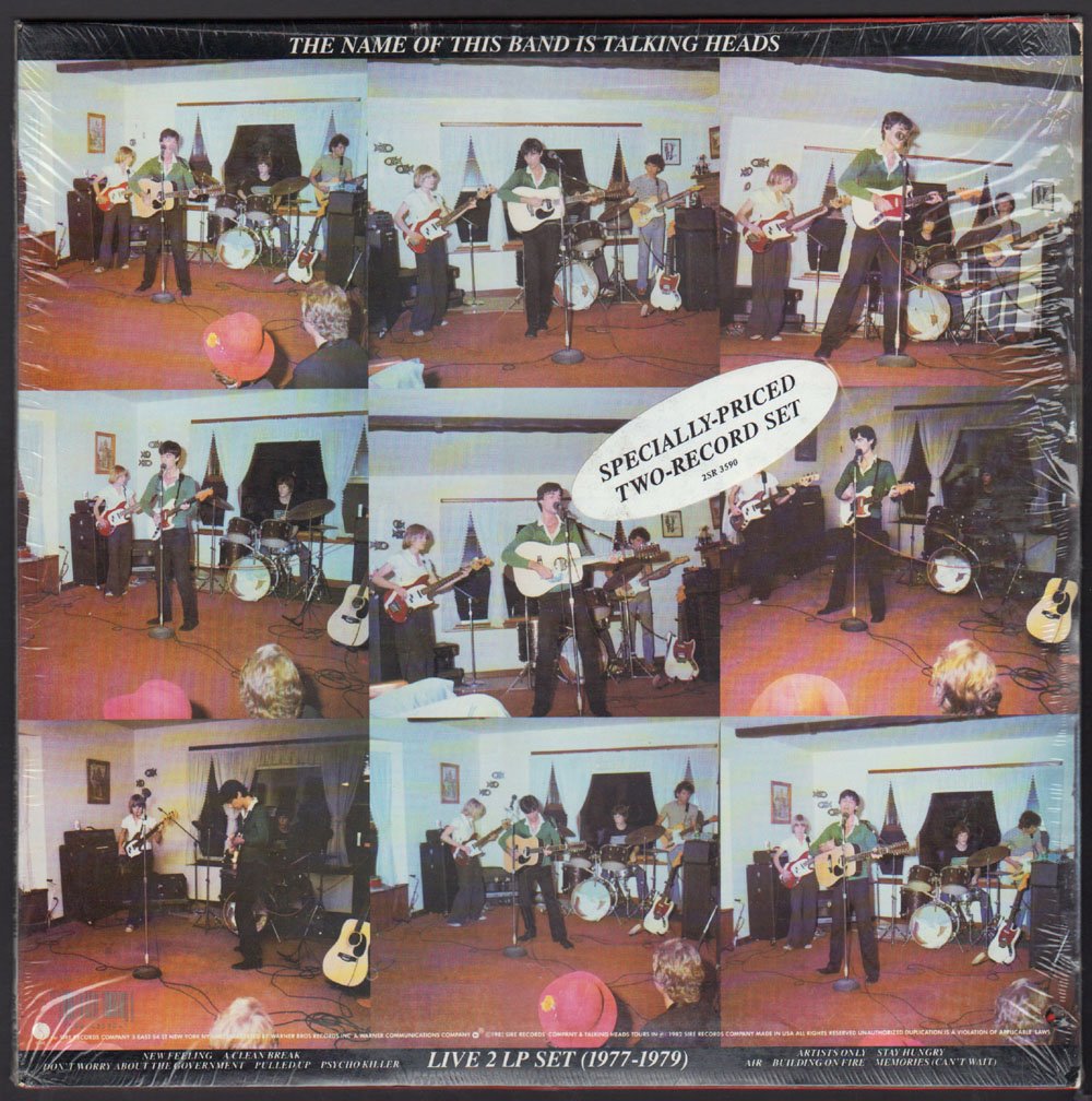 The Name Of This Band Is Talking Heads - Original 1982 US Sire label 17 ...