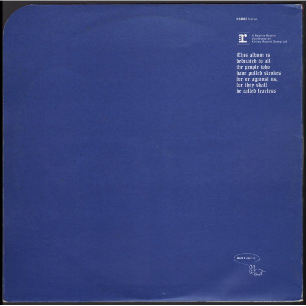 Fearless - Original 1971 UK Reprise label 10-track LP - All Products ...