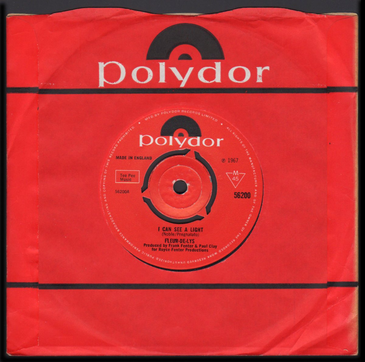 I Can See A Light b/w Prodigal Son - Original 1967 UK Polydor label 2 ...