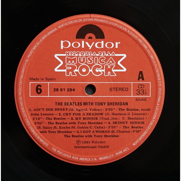 Historia De La Musica Rock - 1981 Spanish Polydor label 11-track LP ...